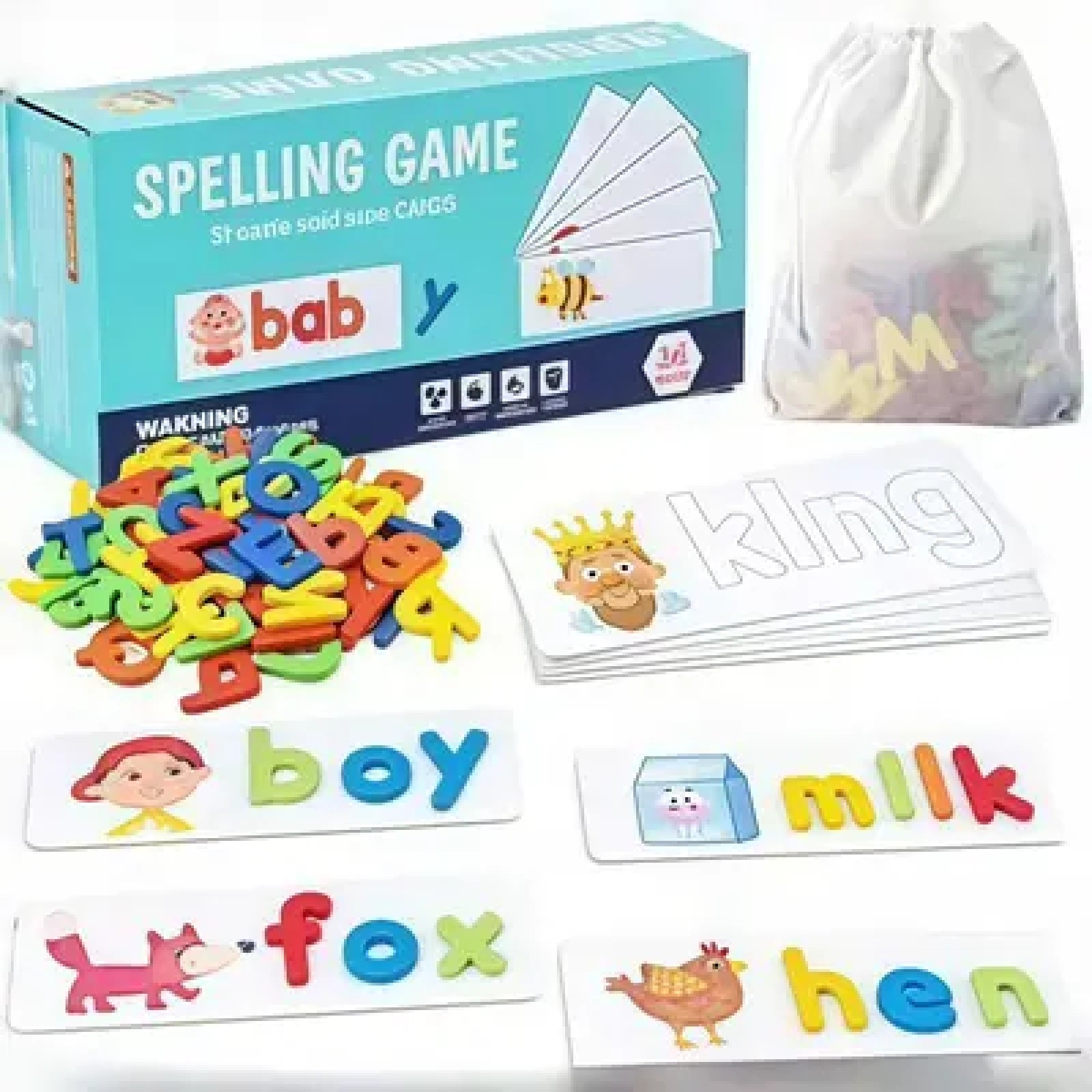 Wooden Spelling Game – Liv 4 Leggings & More, LLC